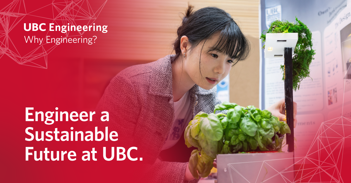 Engineer a Sustainable Future at UBC | UBC Engineering