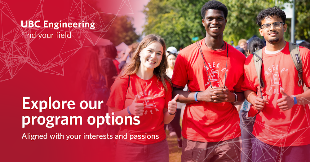 Explore Program Options | UBC Engineering