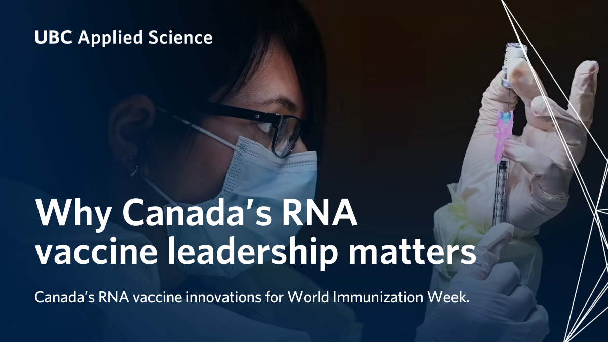 From COVID to cancer: Why Canada’s RNA vaccine leadership matters more than ever - News | UBC ...